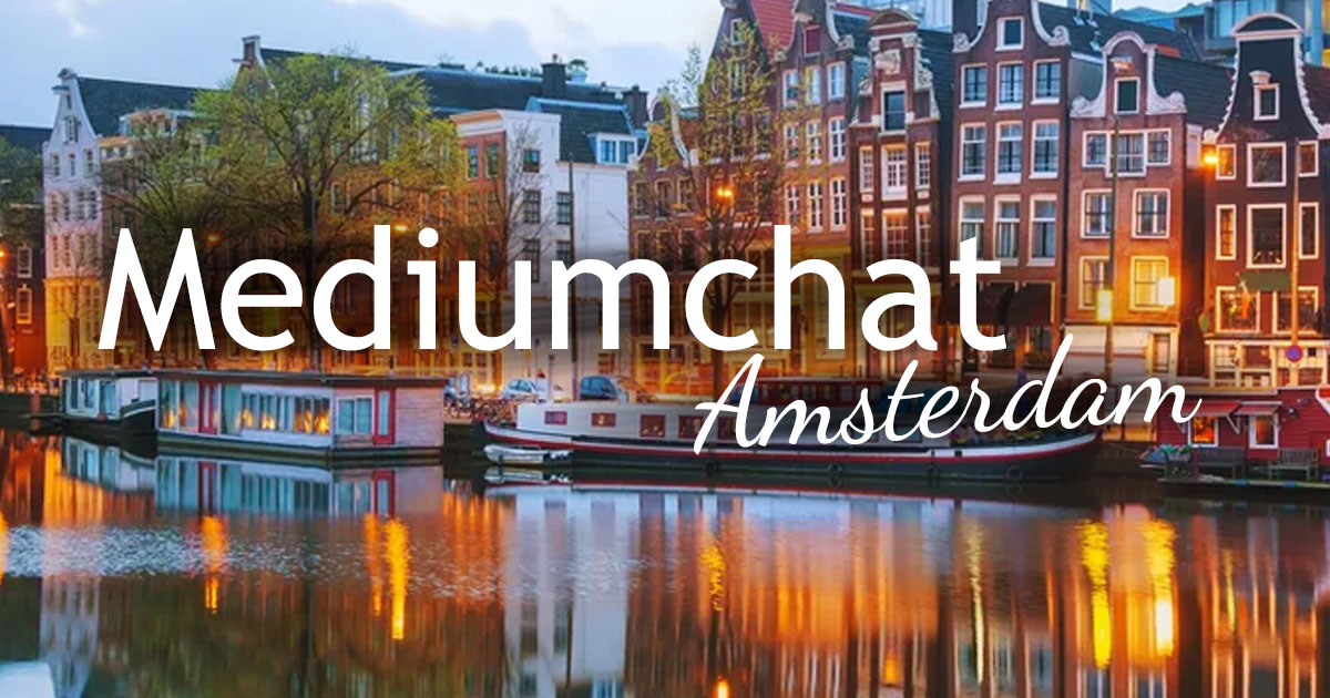 Website Mediumchat voor Antwoorden & Inzichten - mediumchat.amsterdam